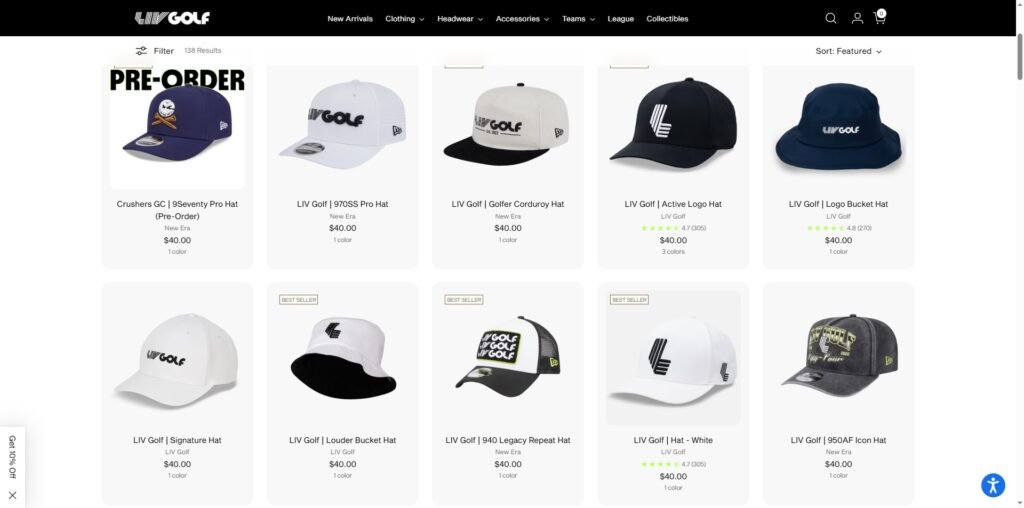 Top LIV Golf Hats of 2025: Style, Fit & Custom Cap Options for Serious ...