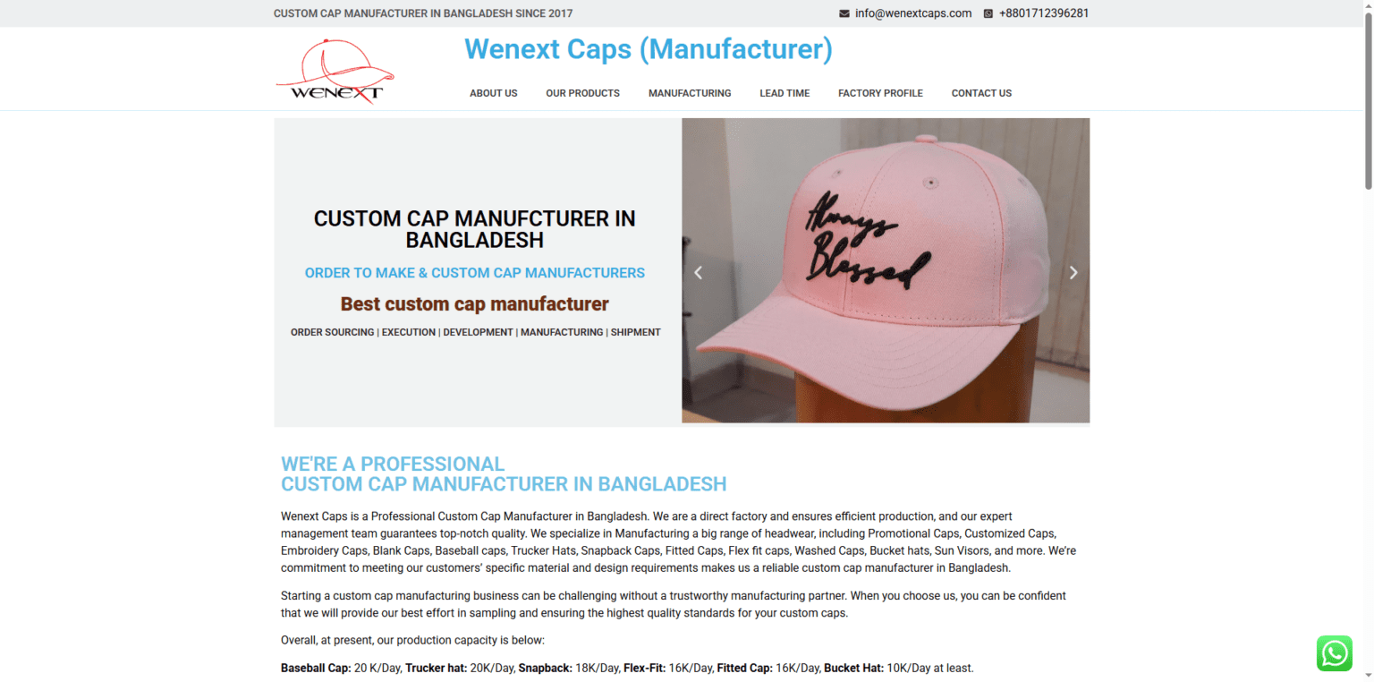 Top 10 Cap Factories in Bangladesh (2025 Guide for Brands and Importers ...